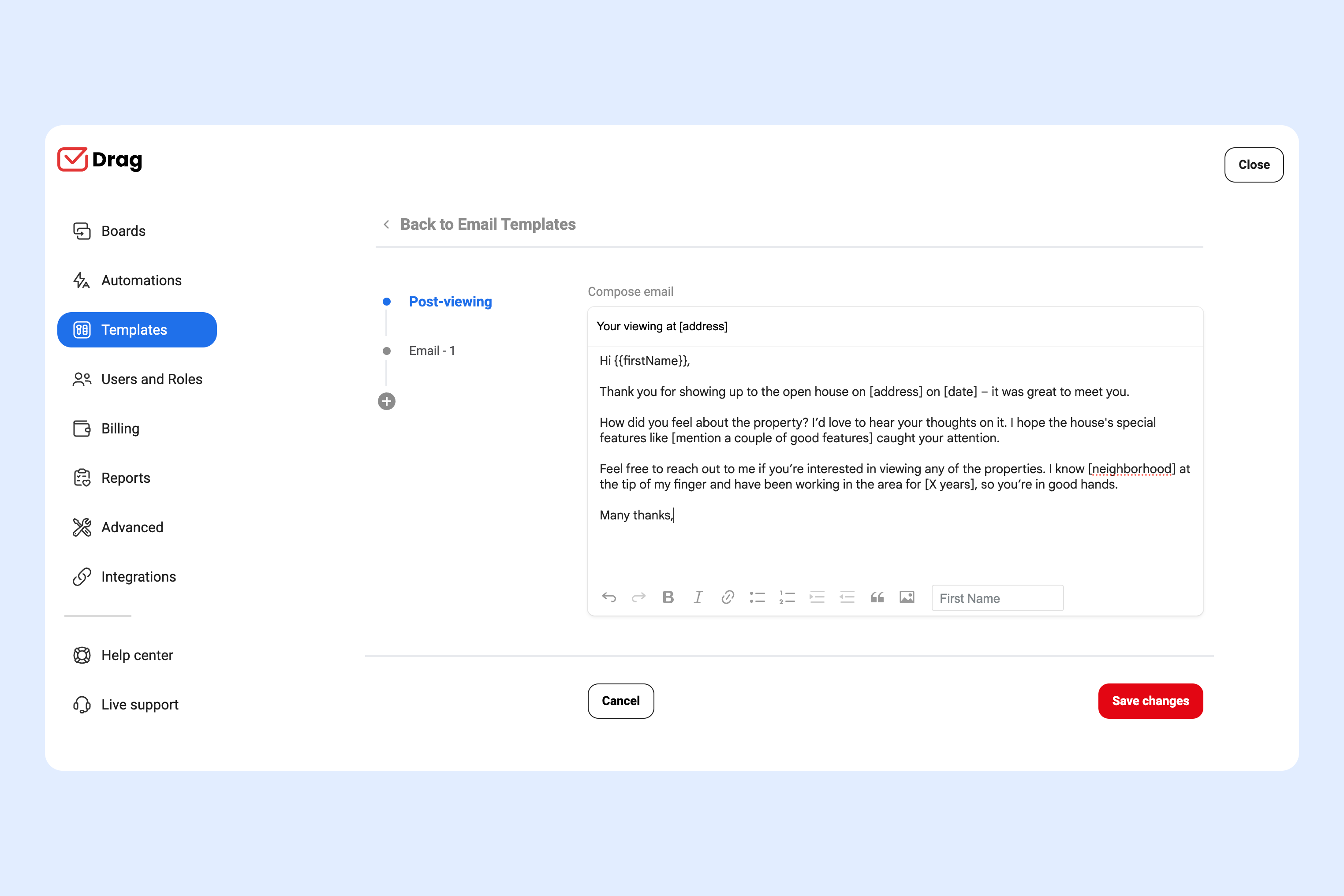 Task Management Tool for Operations Teams in Gmail | DragApp.com